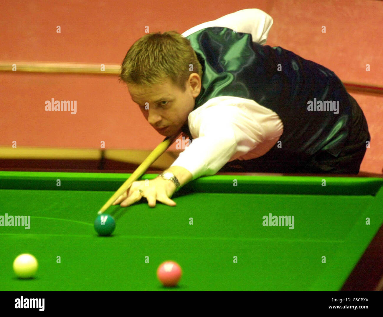 Joe Swail during the Embassy World Championship Quarter Final against ...