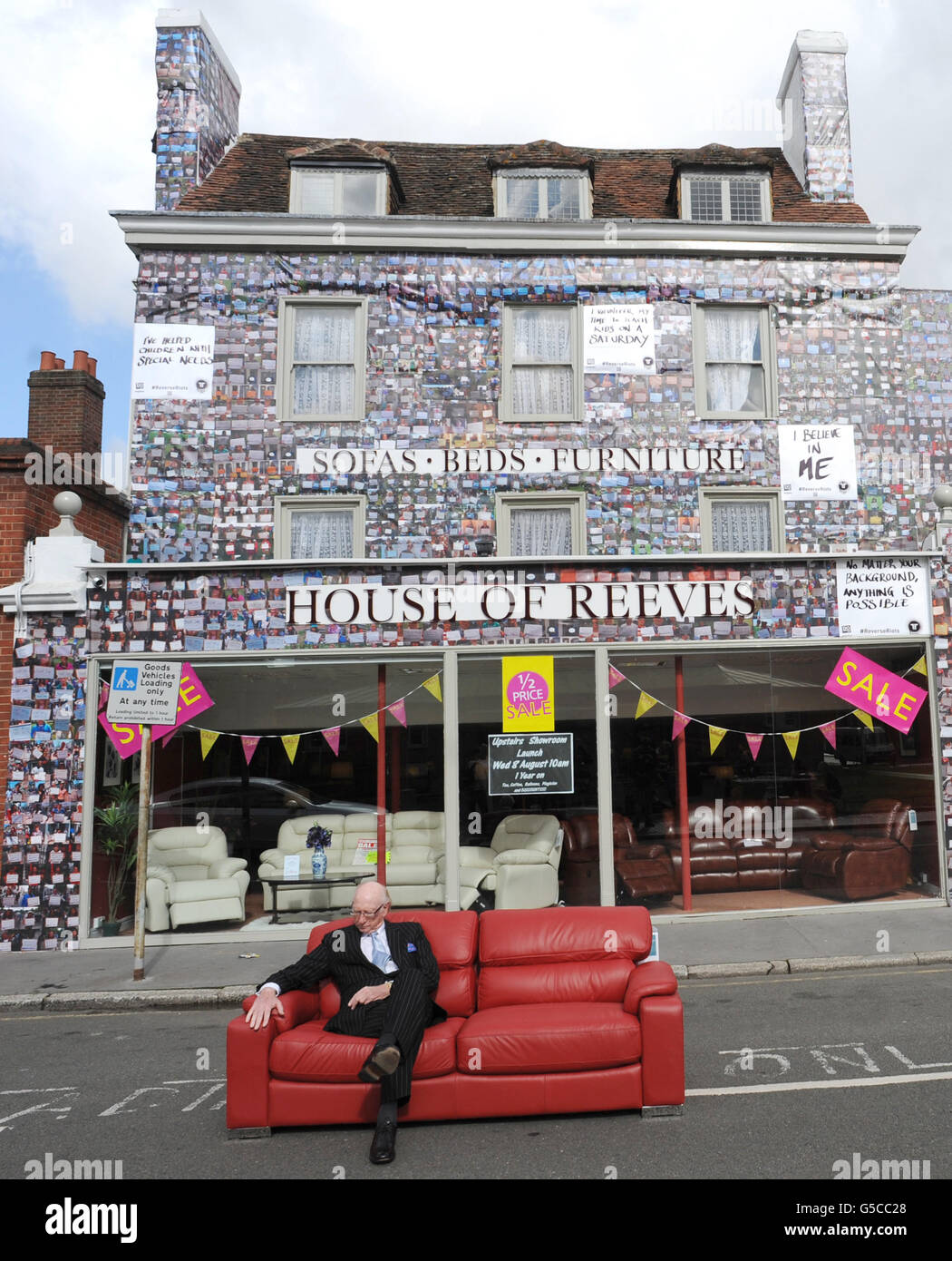 Maurice Reeves, one of the owners of House of Reeves furniture shop ...