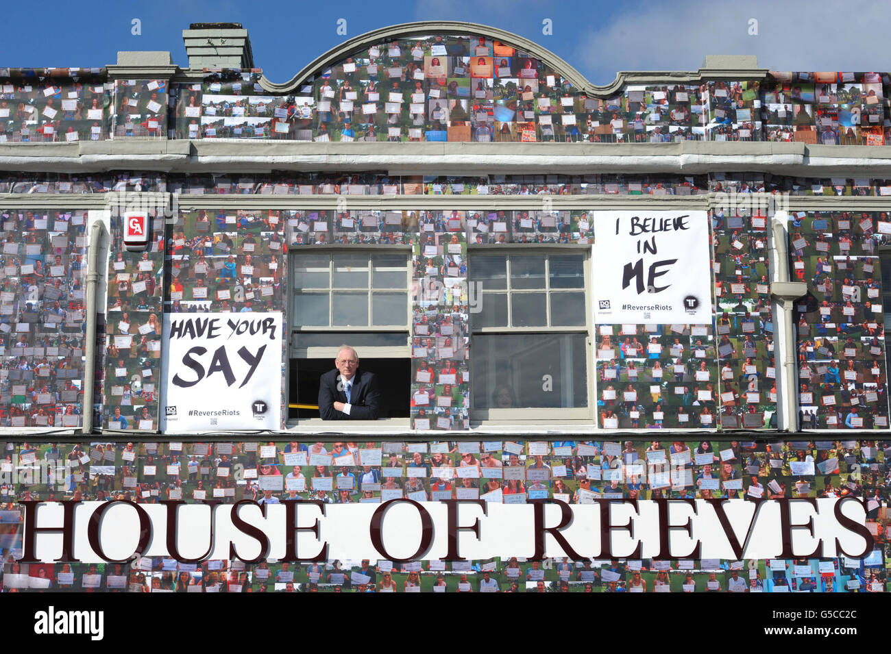Trevor Reeves, the owner of House of Reeves furniture shop, looks ...