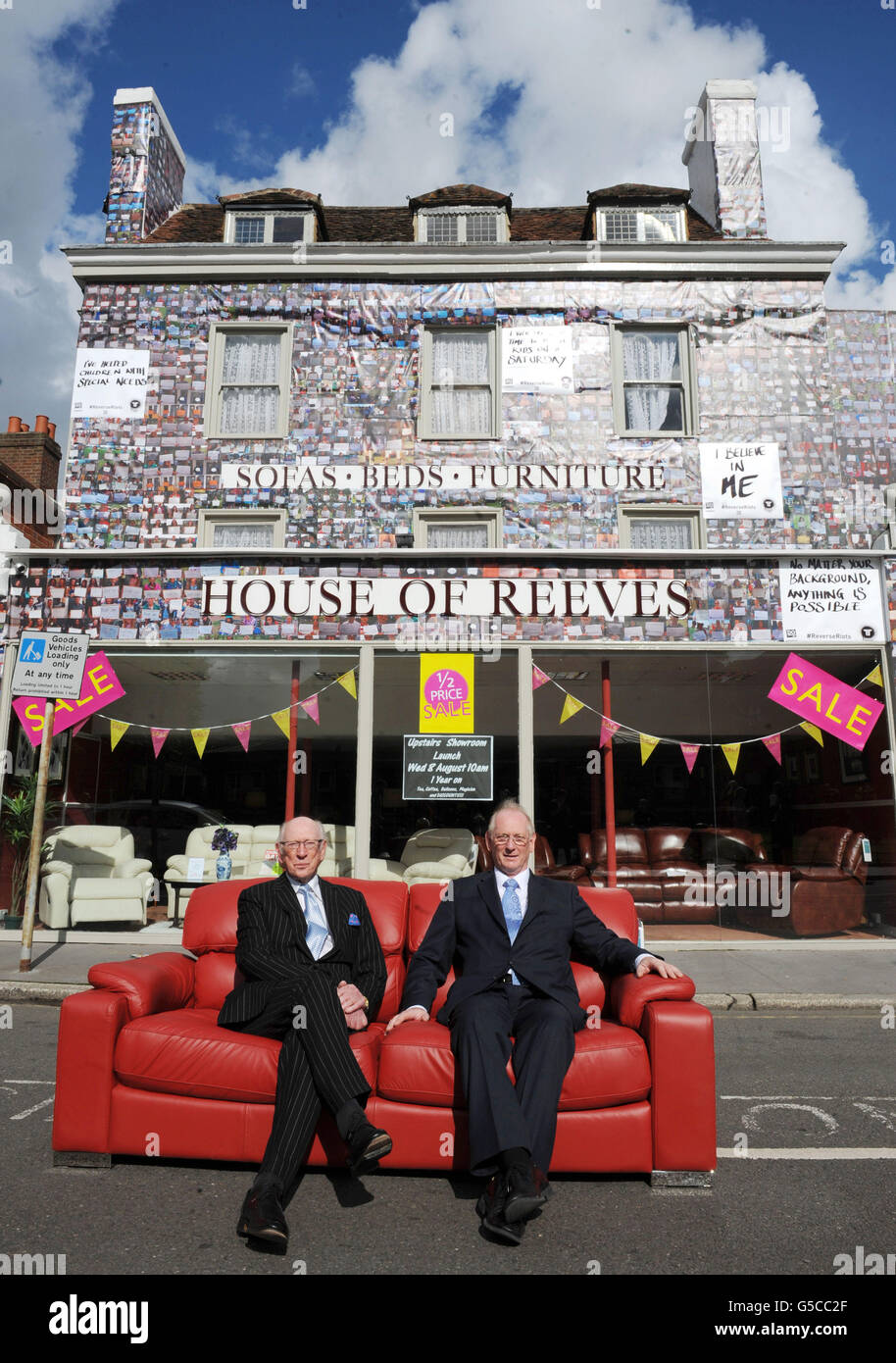 Trevor and Maurice Reeves, the owners of House of Reeves furniture shop ...