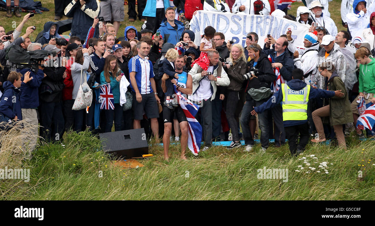 Great Britain's Olympic silver medal winning RS:X sailor Nick Dempsey ...