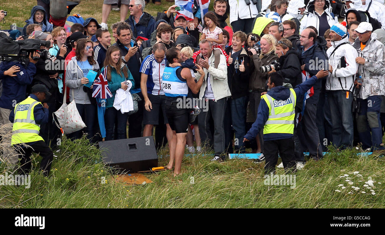 Great Britain's Olympic silver medal winning RS:X sailor Nick Dempsey ...