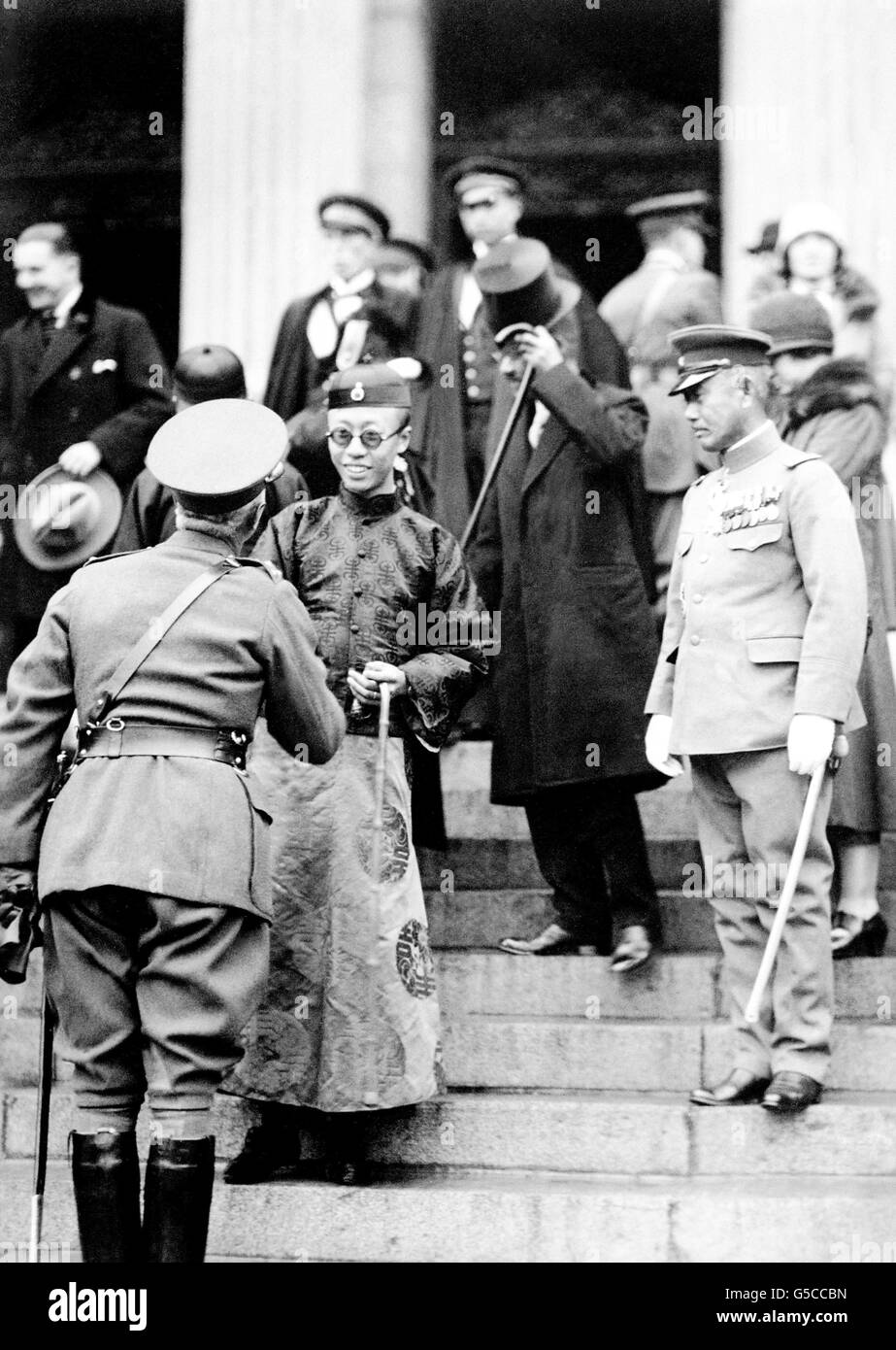 Puyi, emperor of china Black and White Stock Photos & Images - Alamy