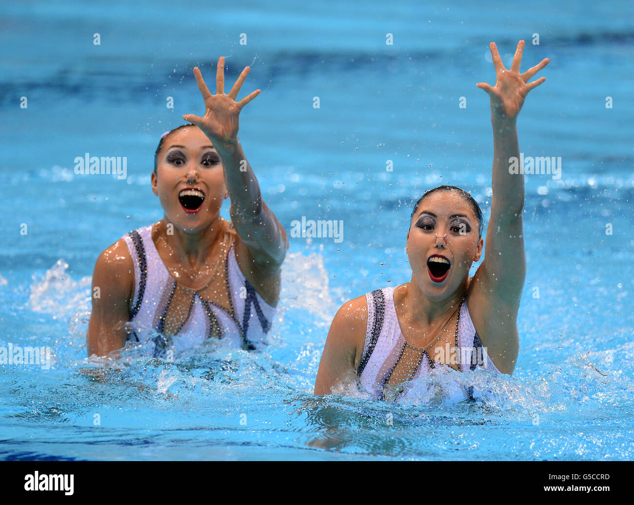 Japan's Yukiko Inui and Chisa Kobayashi in action during the Freel ...