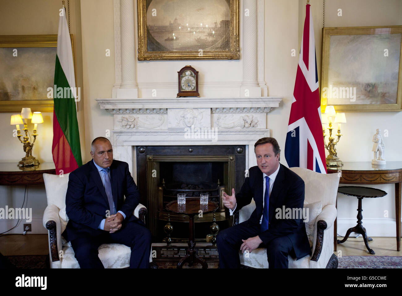 Prime Minister David Cameron meets Bulgarian Prime Minister Boyko ...