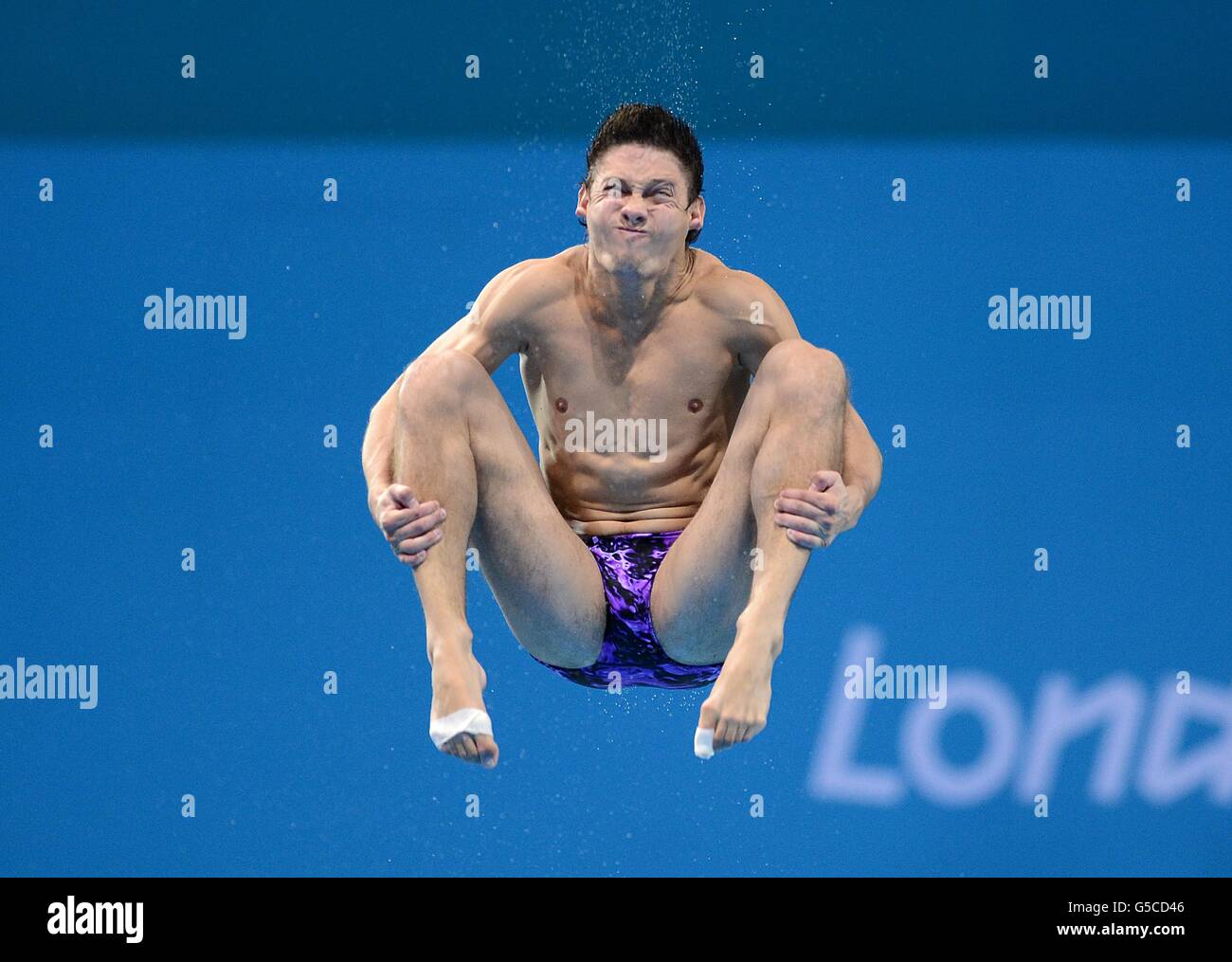Ukraine's Illya Kvasha during the Men's 3m Springboard Final Stock ...