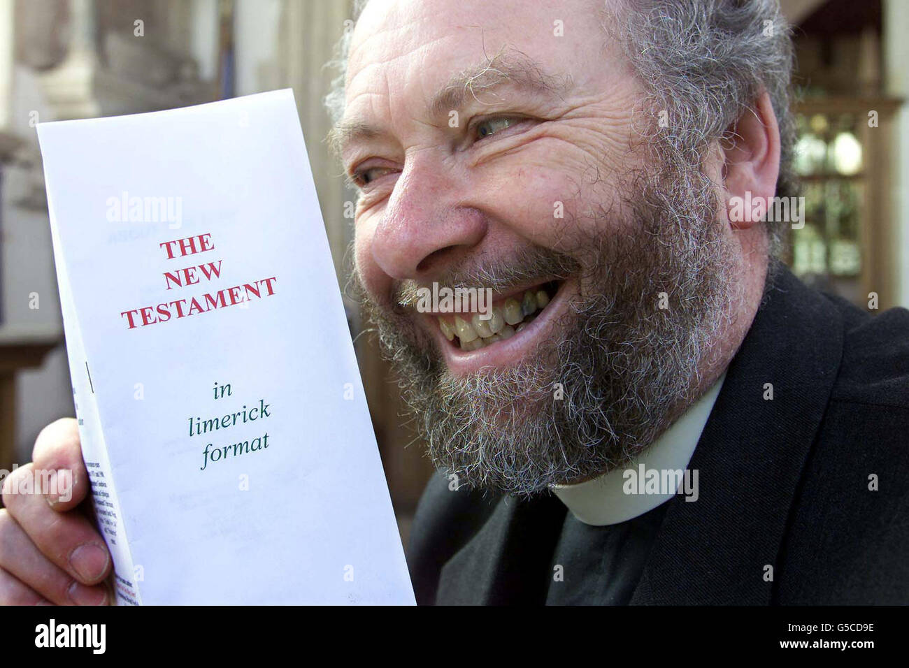 The Reverend Christopher Goodwins inside St Andrew's Church, Isleham ...