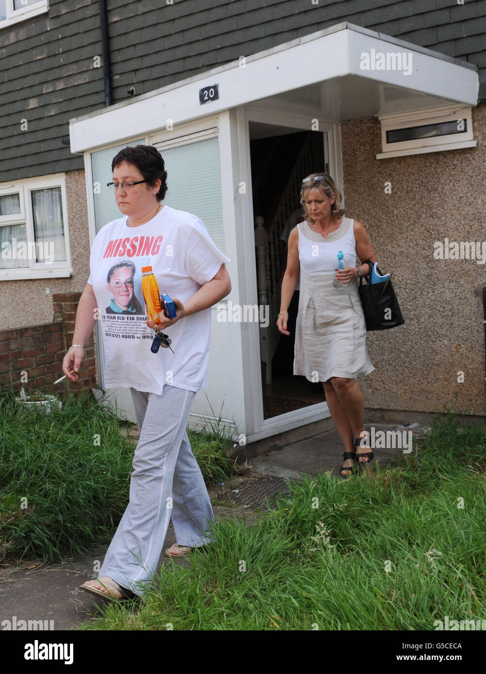 Christine Sharp, grandmother of missing school girl Tia Sharp, leaves ...