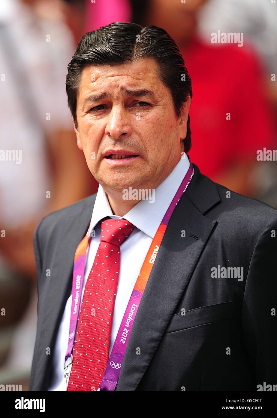 London Olympic Games - Day 15. Mexico head coach Luis Fernandez Tena ...