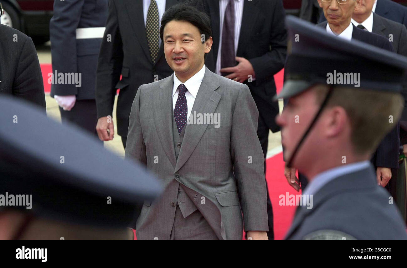 Crown Prince Naruhito visit Stock Photo - Alamy