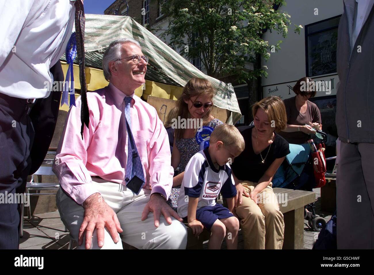 The Rt Hon John Major and Dame Norma Major accompanying Conservative ...