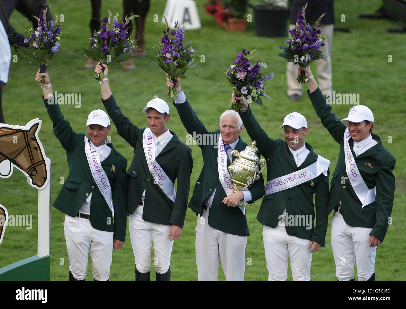 The Ireland team of (left to right) Darragh Kerins, Richie Maloney ...