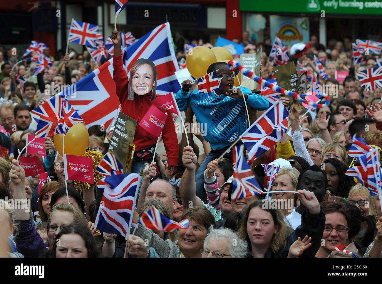 Jessica Ennis homecoming celebrations Stock Photo - Alamy