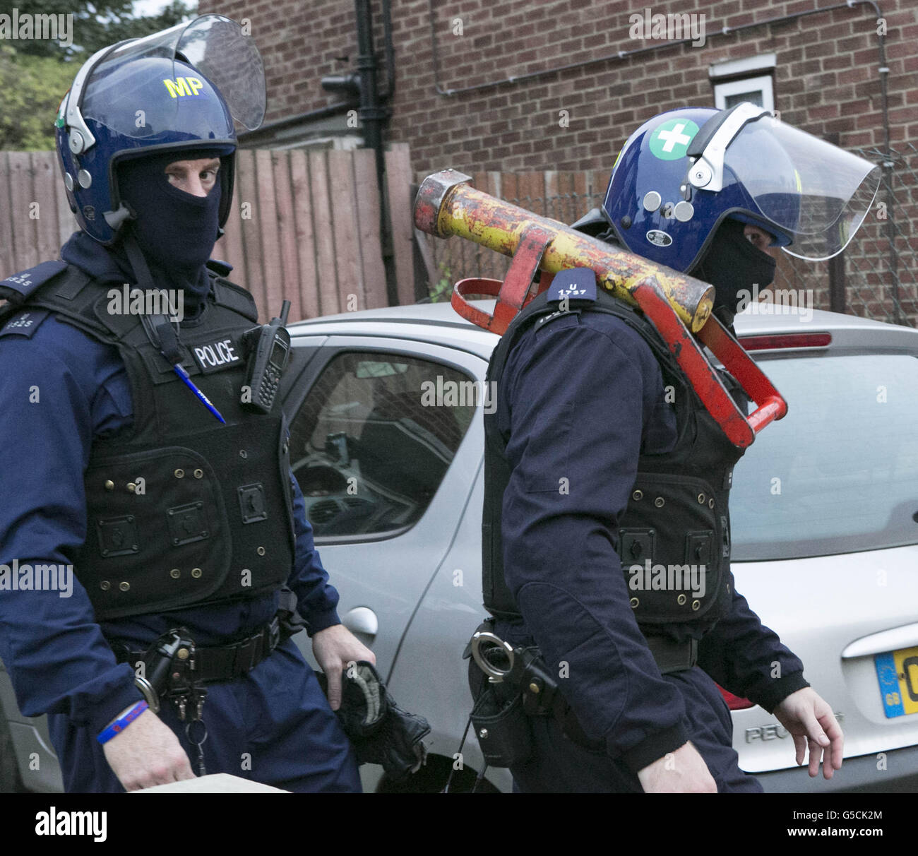 Police Raid An Address In Willesden North London As Part Of Operation