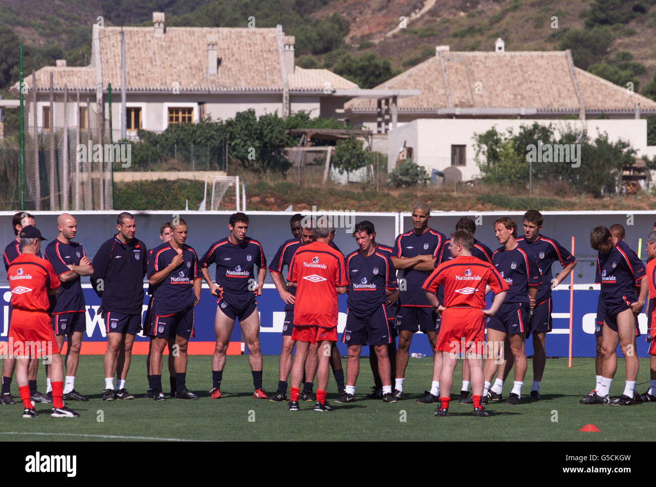 Spain England training Stock Photo - Alamy