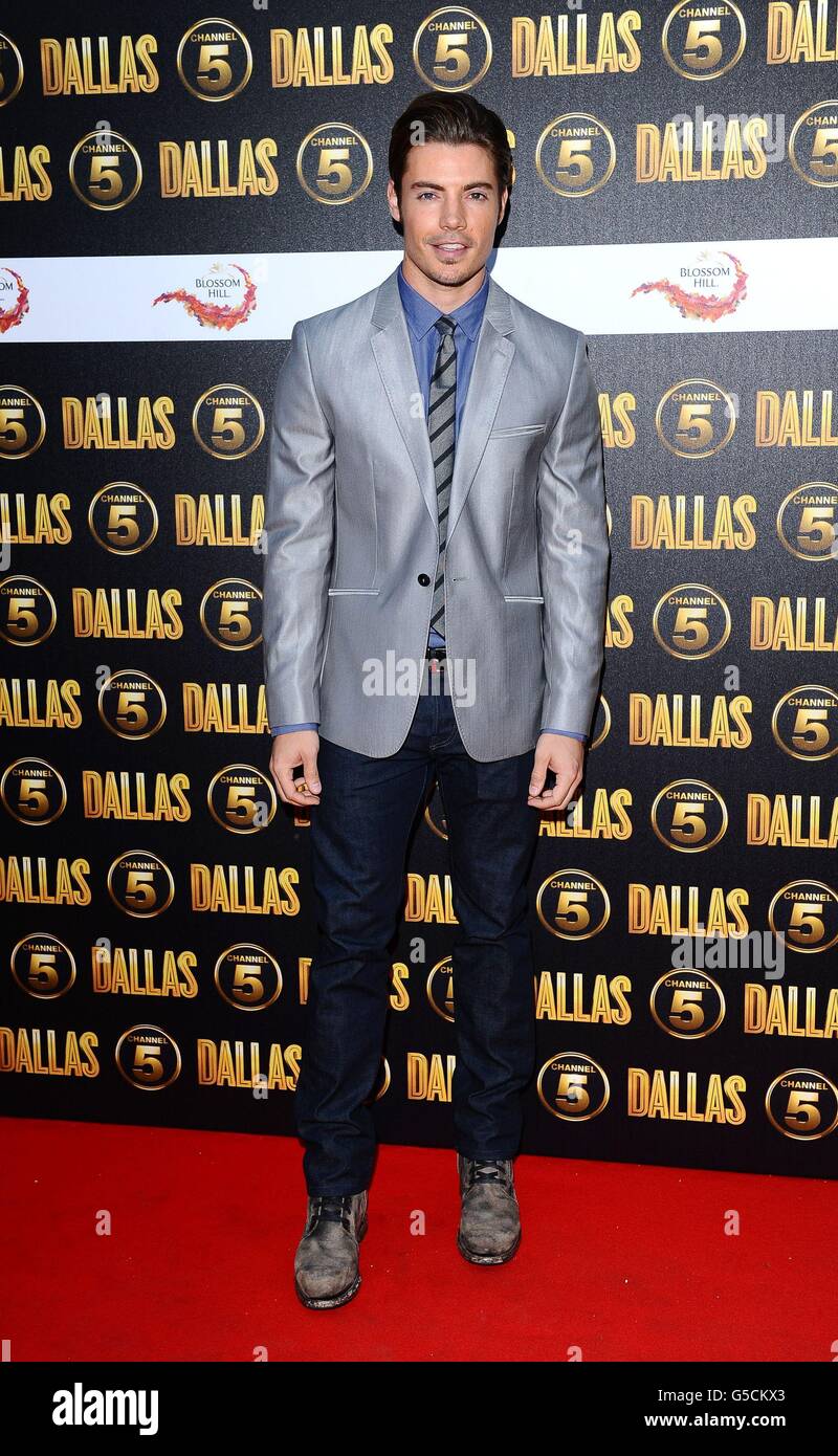 Dallas launch party - London Stock Photo - Alamy