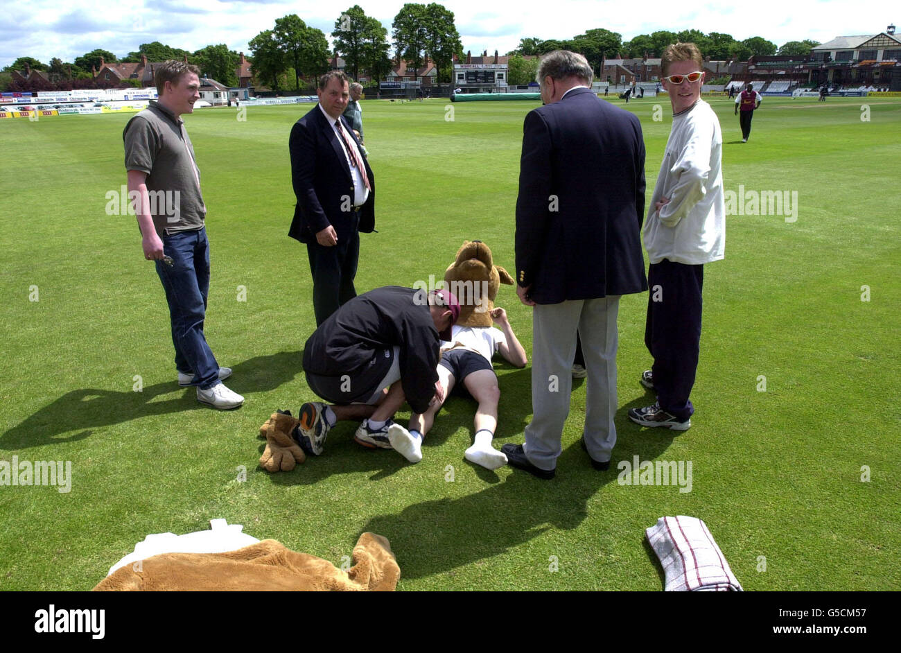 North'ton Mascot accident Stock Photo - Alamy