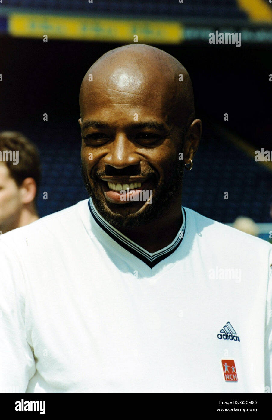 Actor Gary McDonald at Stamford Bridge, taking part in the charity Film ...