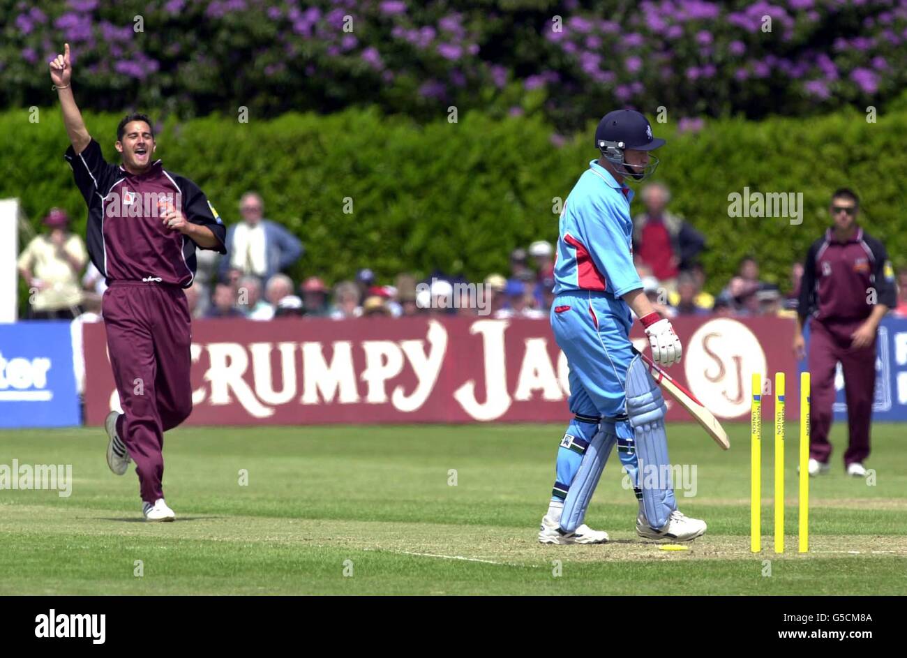 Somerset v Kent Jason Kerr Stock Photo - Alamy