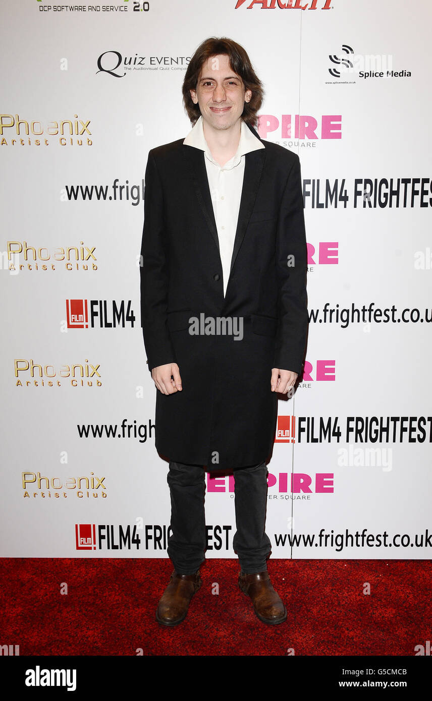 Rasmus hardiker arrives at the screening of cockneys vs zombies hi-res ...