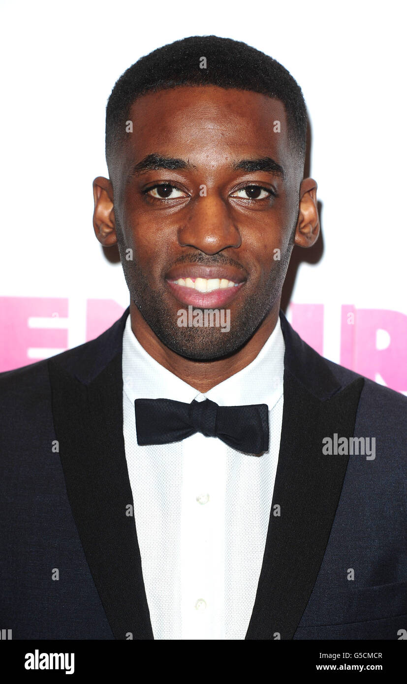 Ashley Thomas arrives at the screening of Cockneys Vs Zombies, as part ...