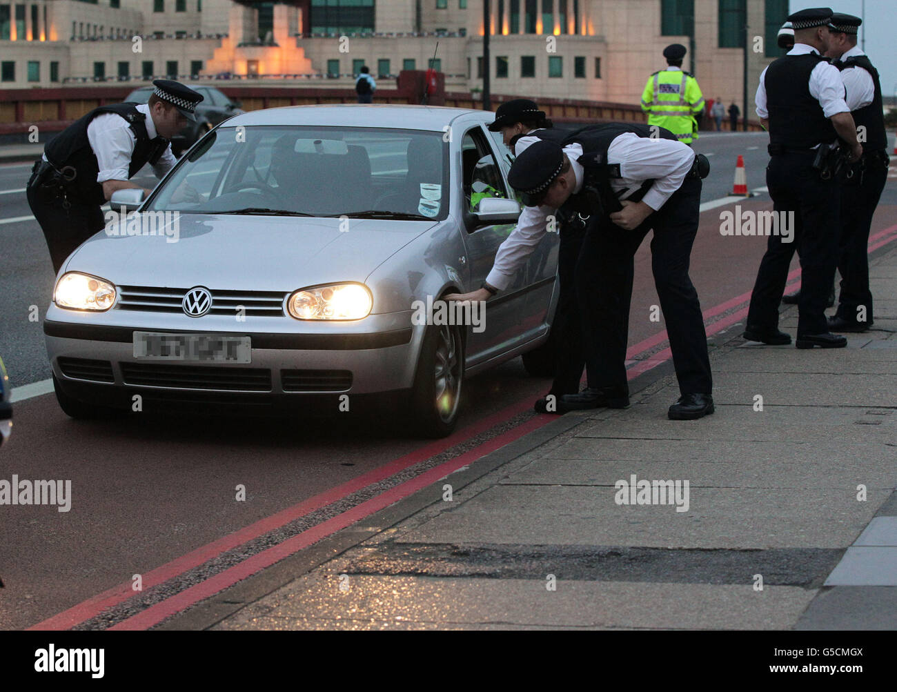 Police target gangs Stock Photo - Alamy