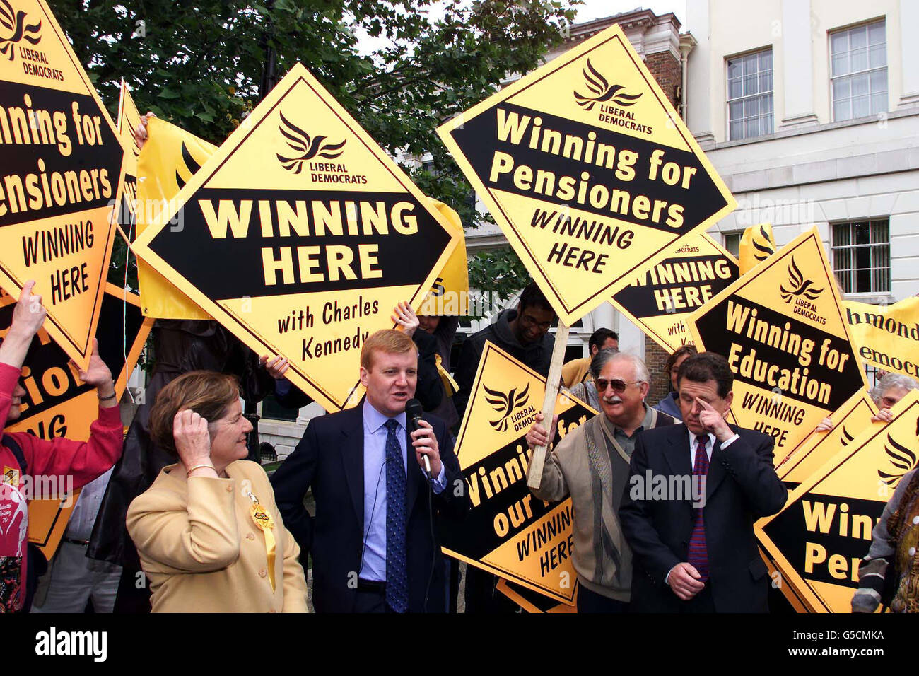 Kennedy election campaign Stock Photo - Alamy