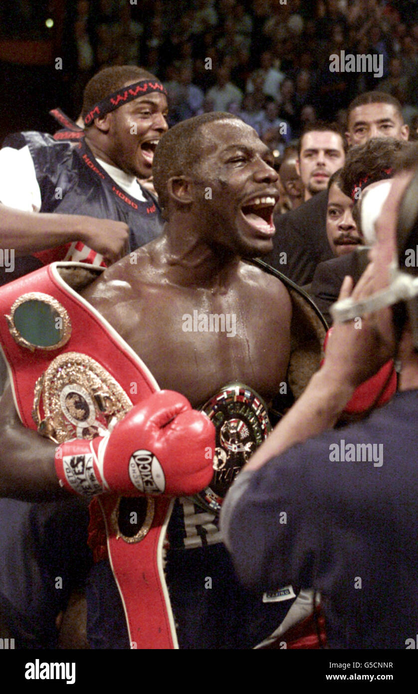 Boxing - Heavyweight Title - Lennox Lewis v Hasim Rahman - Carnival ...