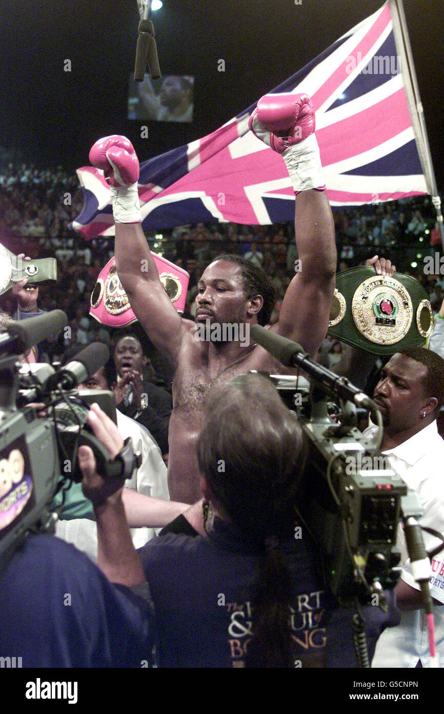 Hasim rahman lennox lewis hi-res stock photography and images - Alamy