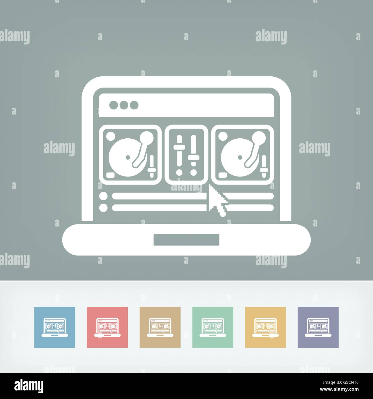 Deejay vector vectors hi-res stock photography and images - Alamy