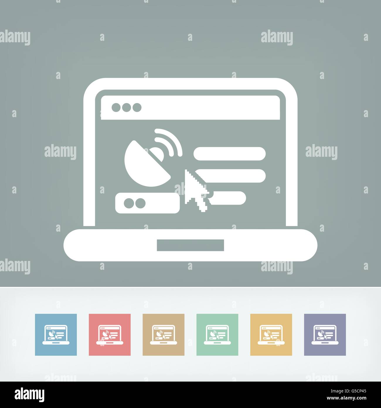 Pc antenna icon Stock Vector Image & Art - Alamy