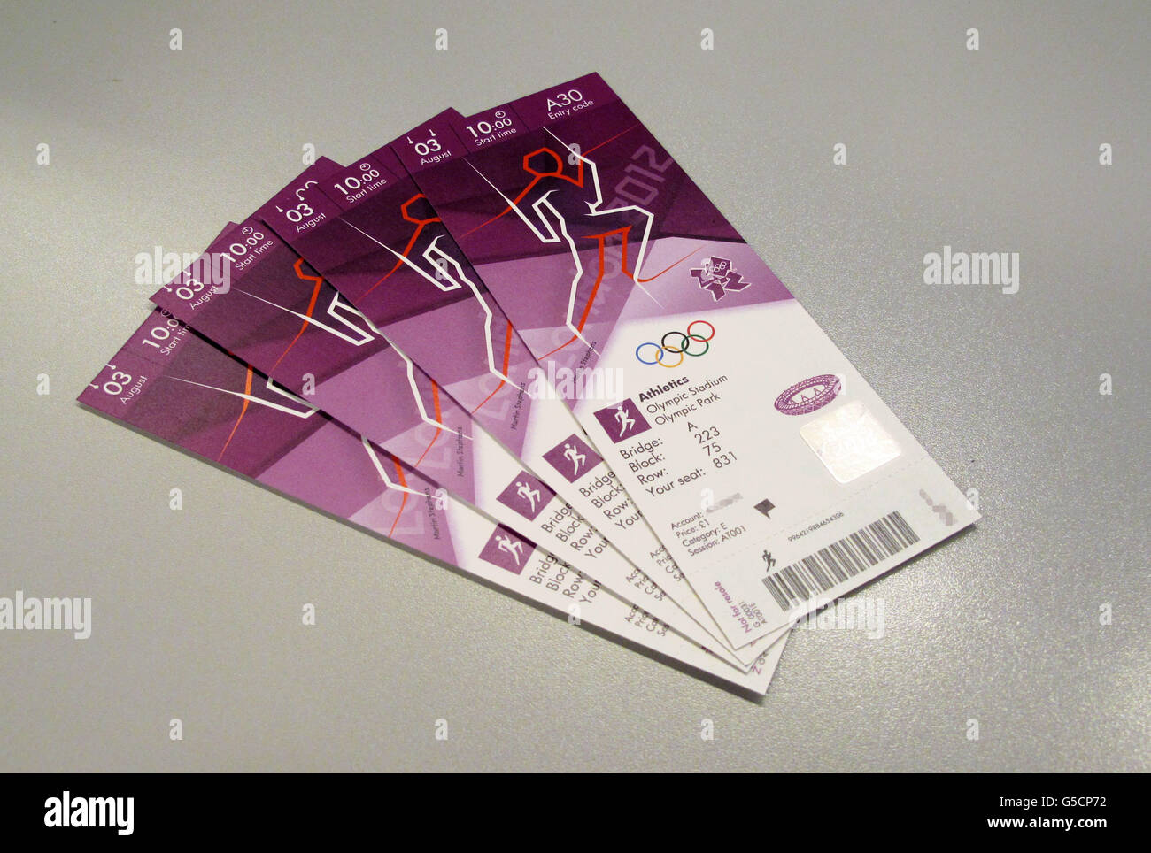 Number Tickets High Resolution Stock Photography and Images - Alamy