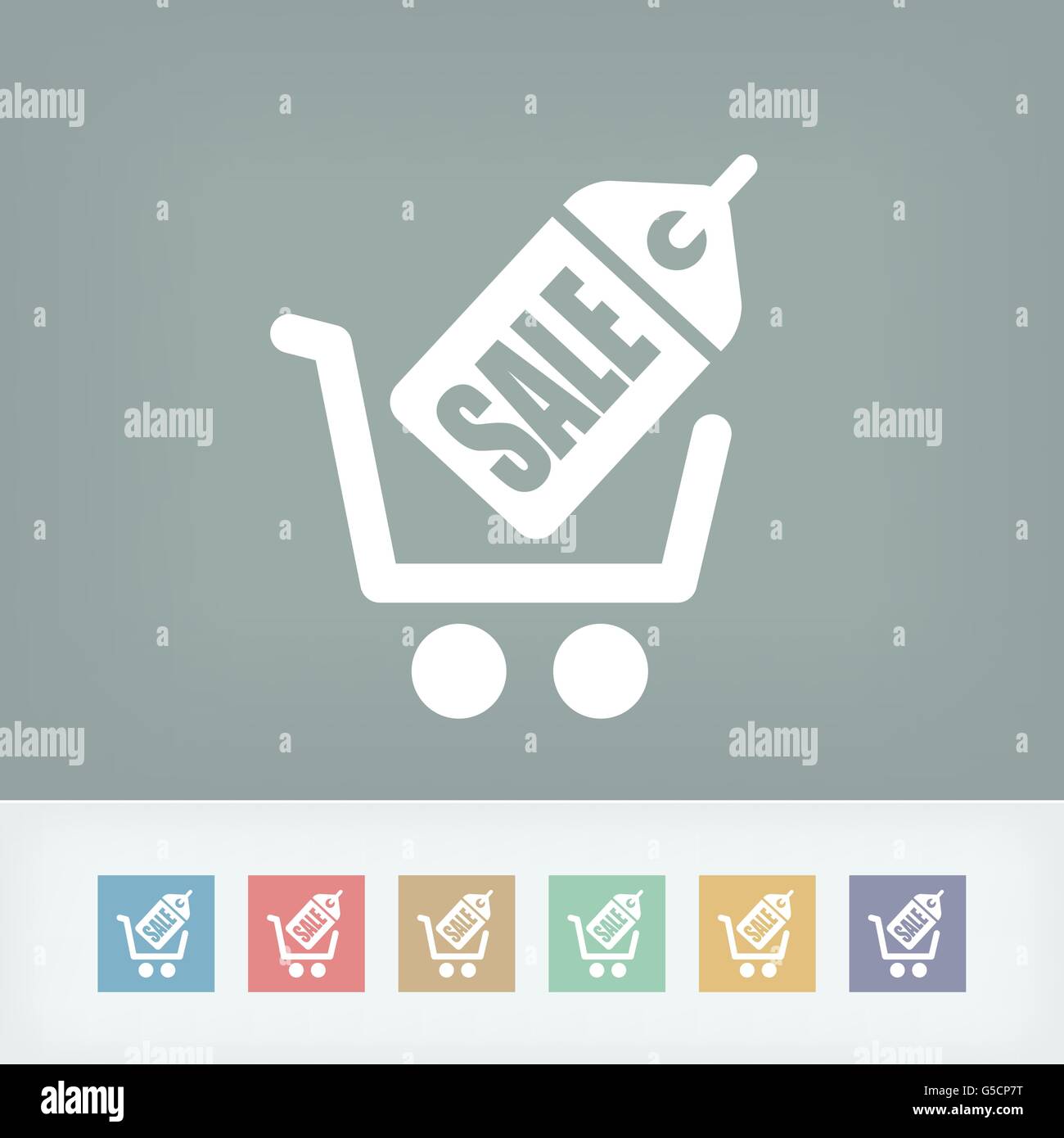 Sale cart icon Stock Vector Image & Art - Alamy