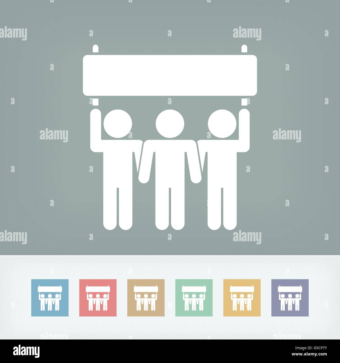 Fans support silhouette Stock Vector Images - Alamy