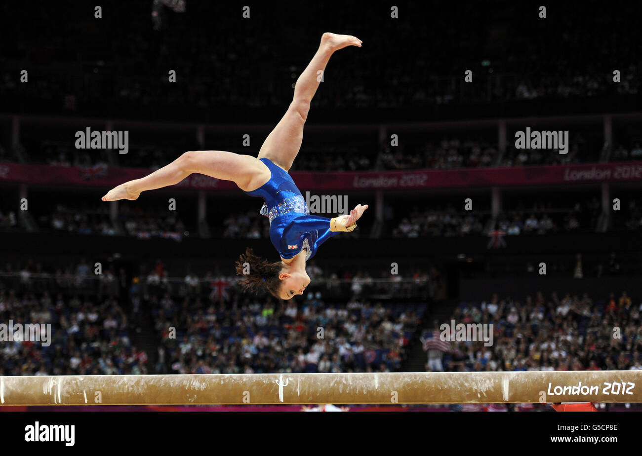 Great Britain's Hannah Whelan competes on the beam during the Artistic ...