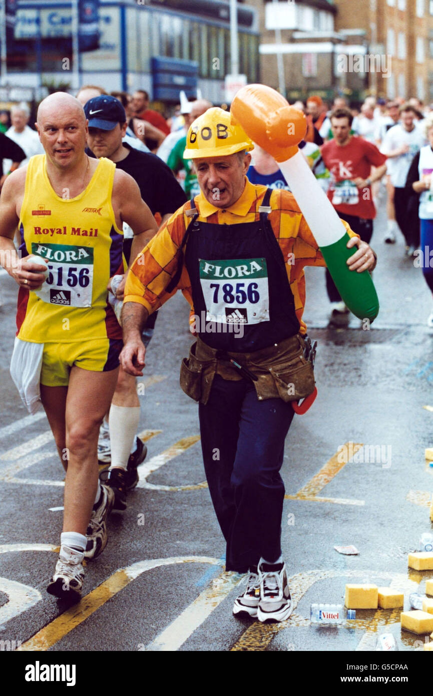 London Marathon Bob Stock Photo - Alamy