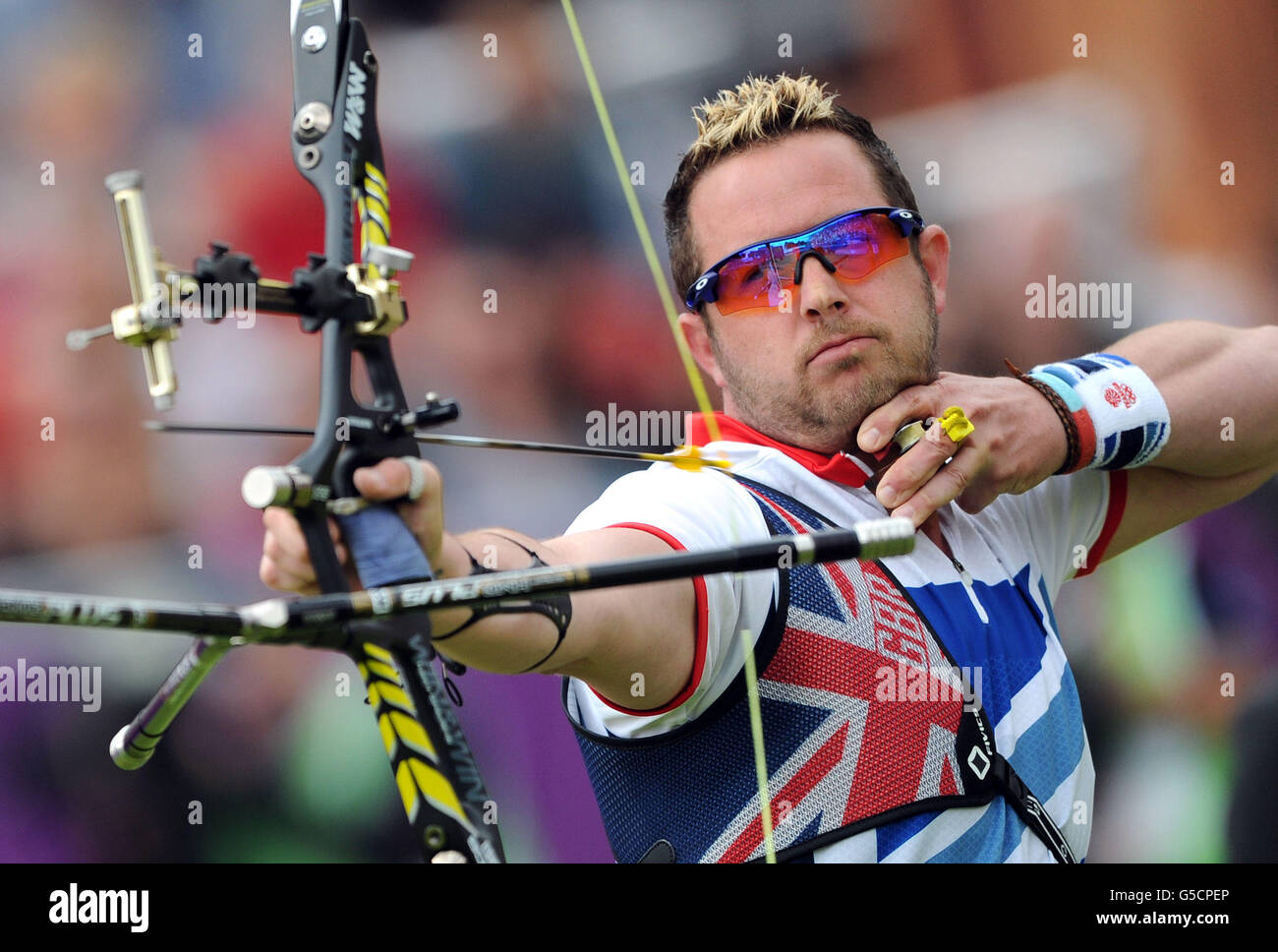 London Olympic Games - Day 7. Great Britain's Larry Godfrey competes ...