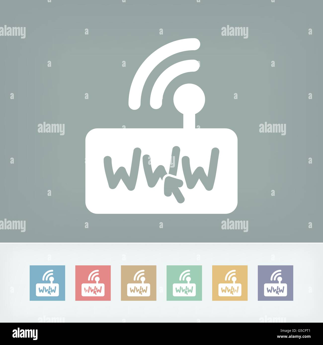 Illustration of internet modem icon Stock Vector Image & Art - Alamy