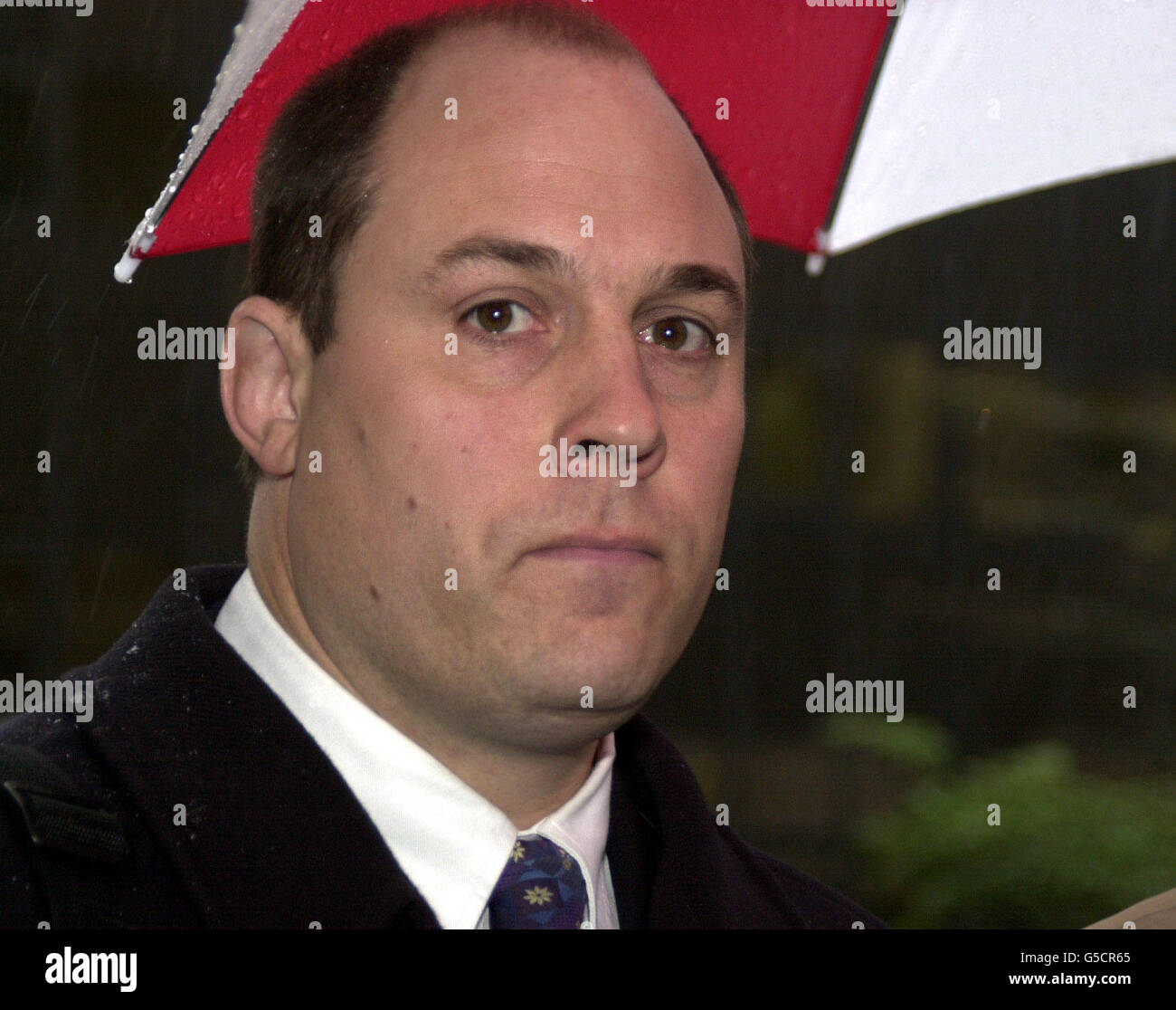 Sussex Police marksman Chris Sherwood leaves the Old Bailey, in London ...