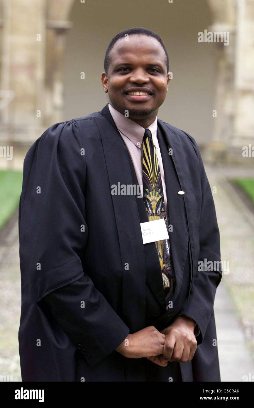 South African student Jongi Klass after he recreated the traditional ...