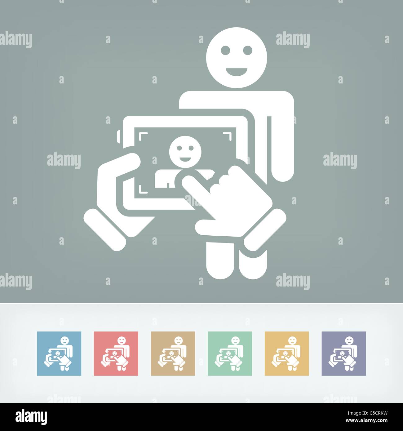 Device portrait Stock Vector Images - Alamy