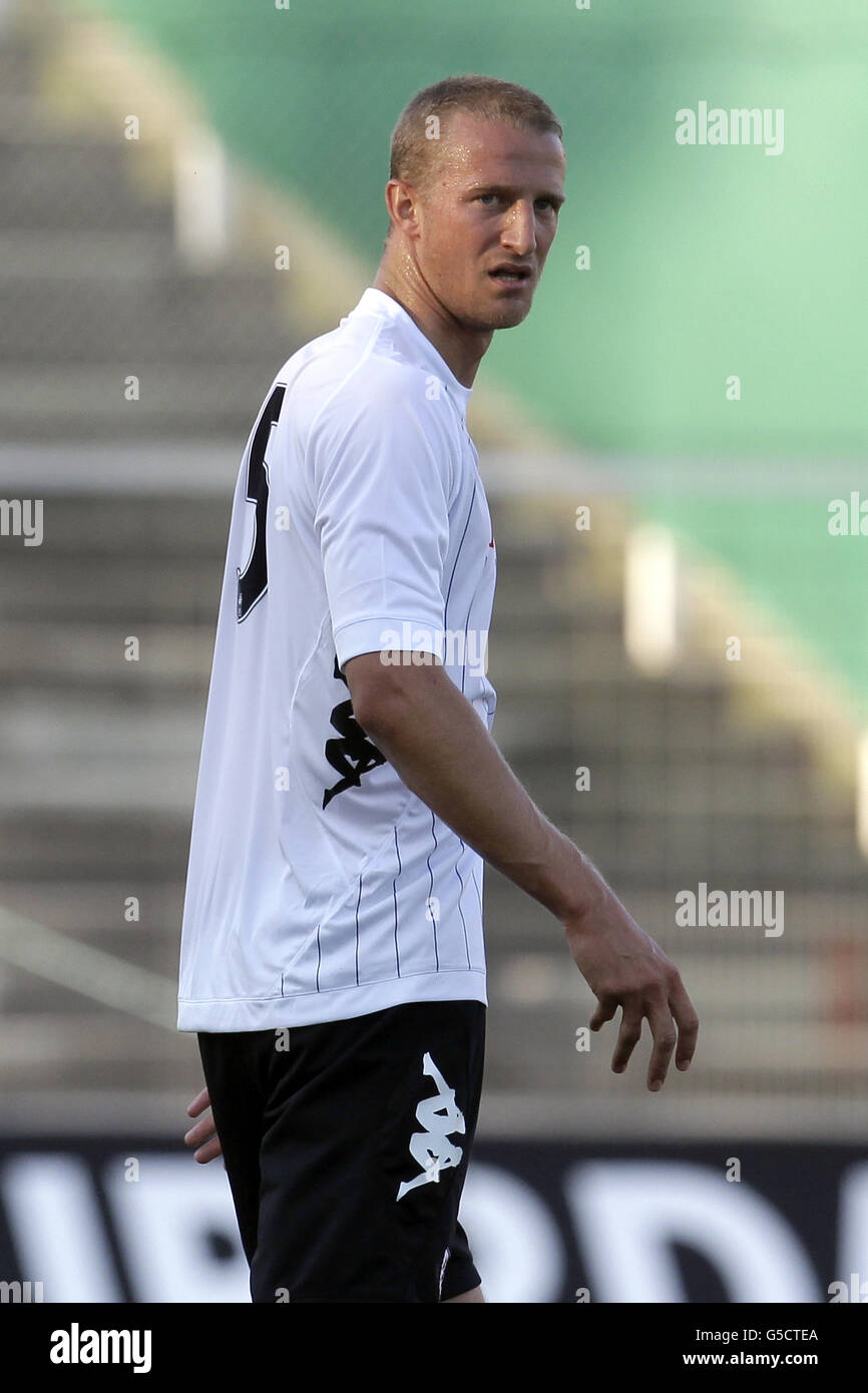 Soccer pre friendly ogc nice fulham stade municipal du ray hi-res stock ...