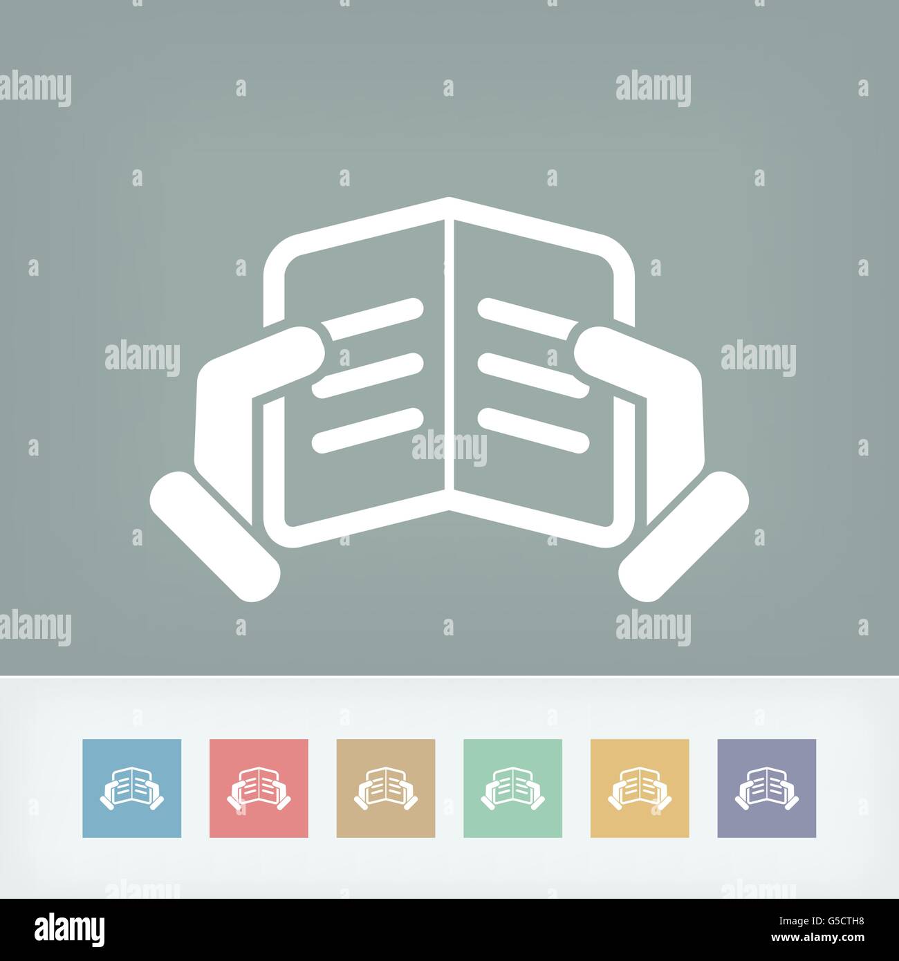 Text reading concept icon Stock Vector Image & Art - Alamy