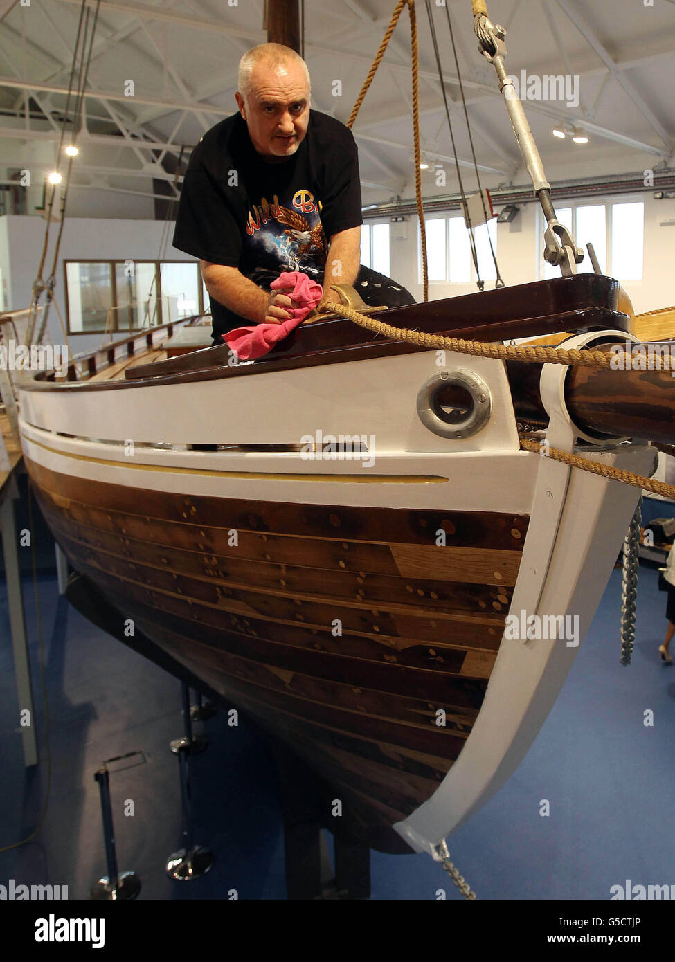 The 1914 howth gun running vessel owned by erkine childers hi-res stock ...