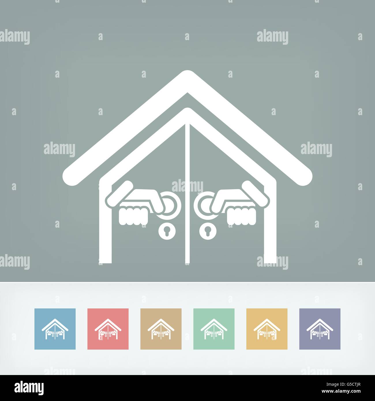 Door house opening concept icon Stock Vector Image & Art - Alamy