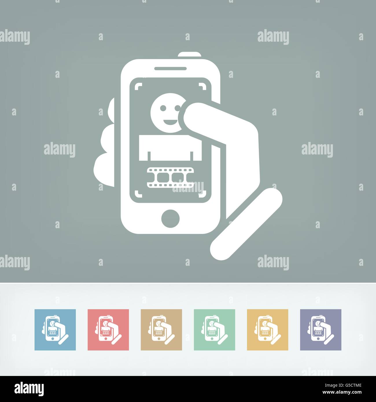 Touch photo Stock Vector Images - Alamy