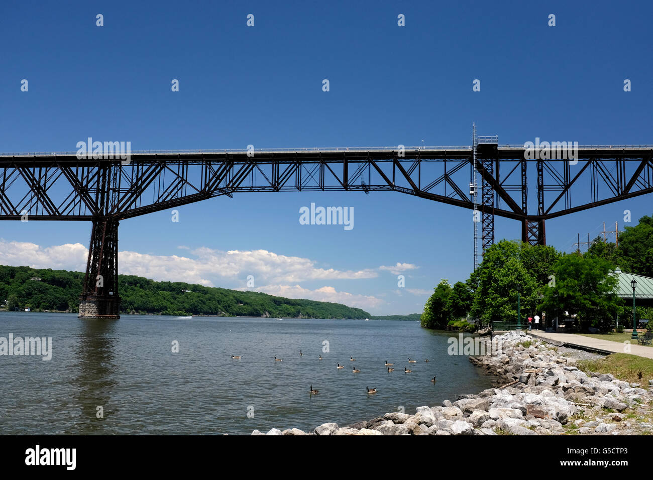Walkway over the Hudson from the Poughkeepsie side Stock Photo - Alamy