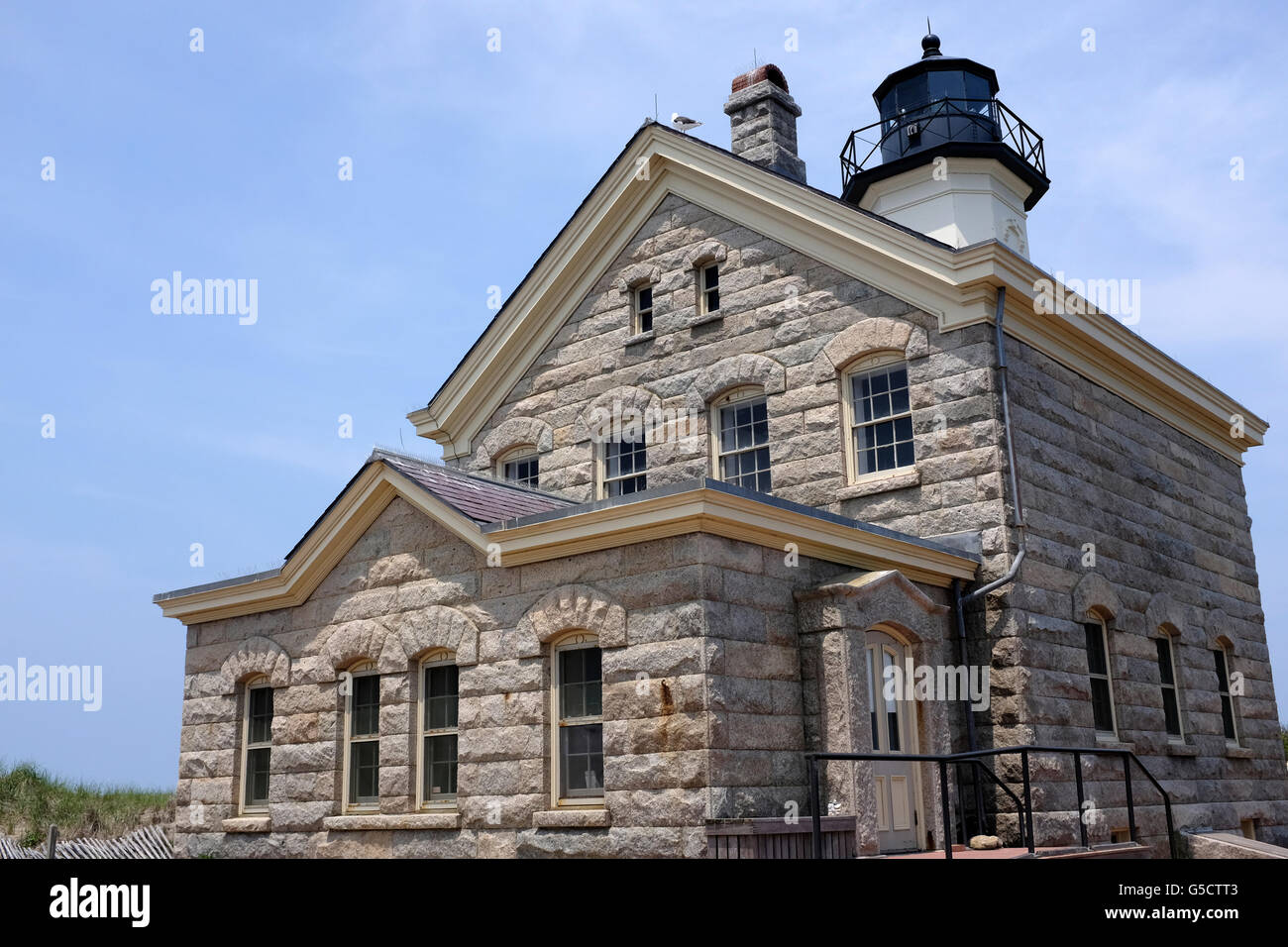 North Light Lighthouse, Block Island, Rhode Island Stock Photo - Alamy