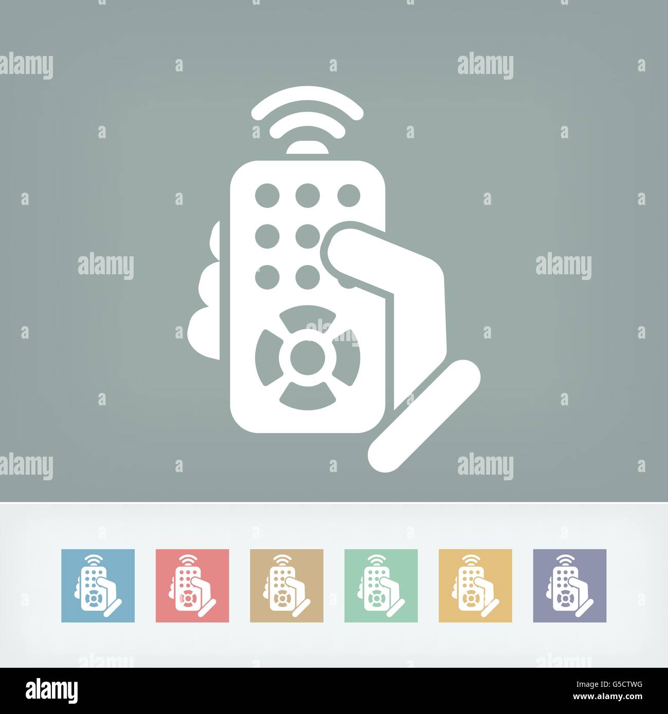 Remote control concept icon Stock Vector Image & Art - Alamy