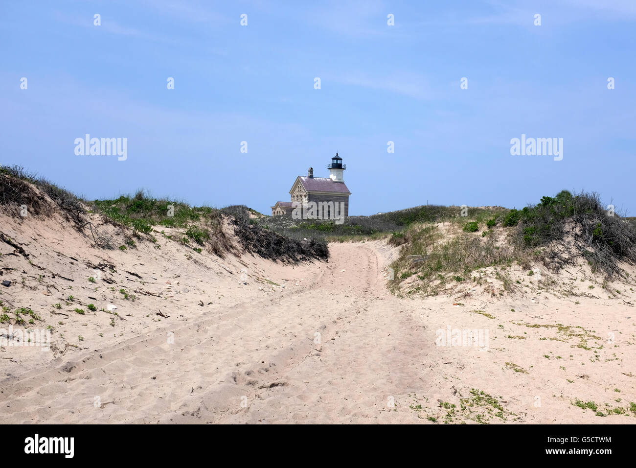 North Light Lighthouse, Block Island, Rhode Island Stock Photo - Alamy